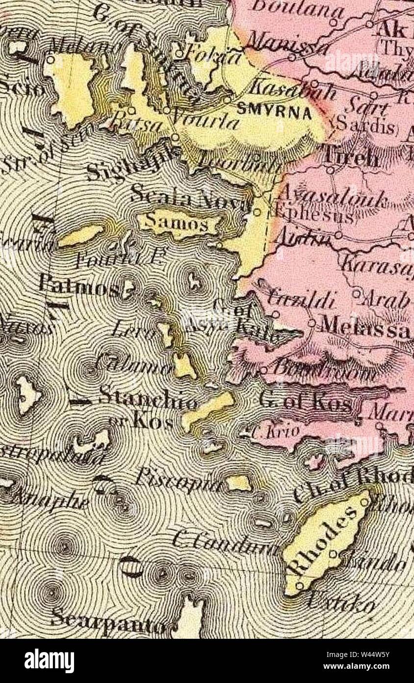 Colton, G.W. Turkey In Asia And The Caucasian Provinces Of Russia. 1856 ...