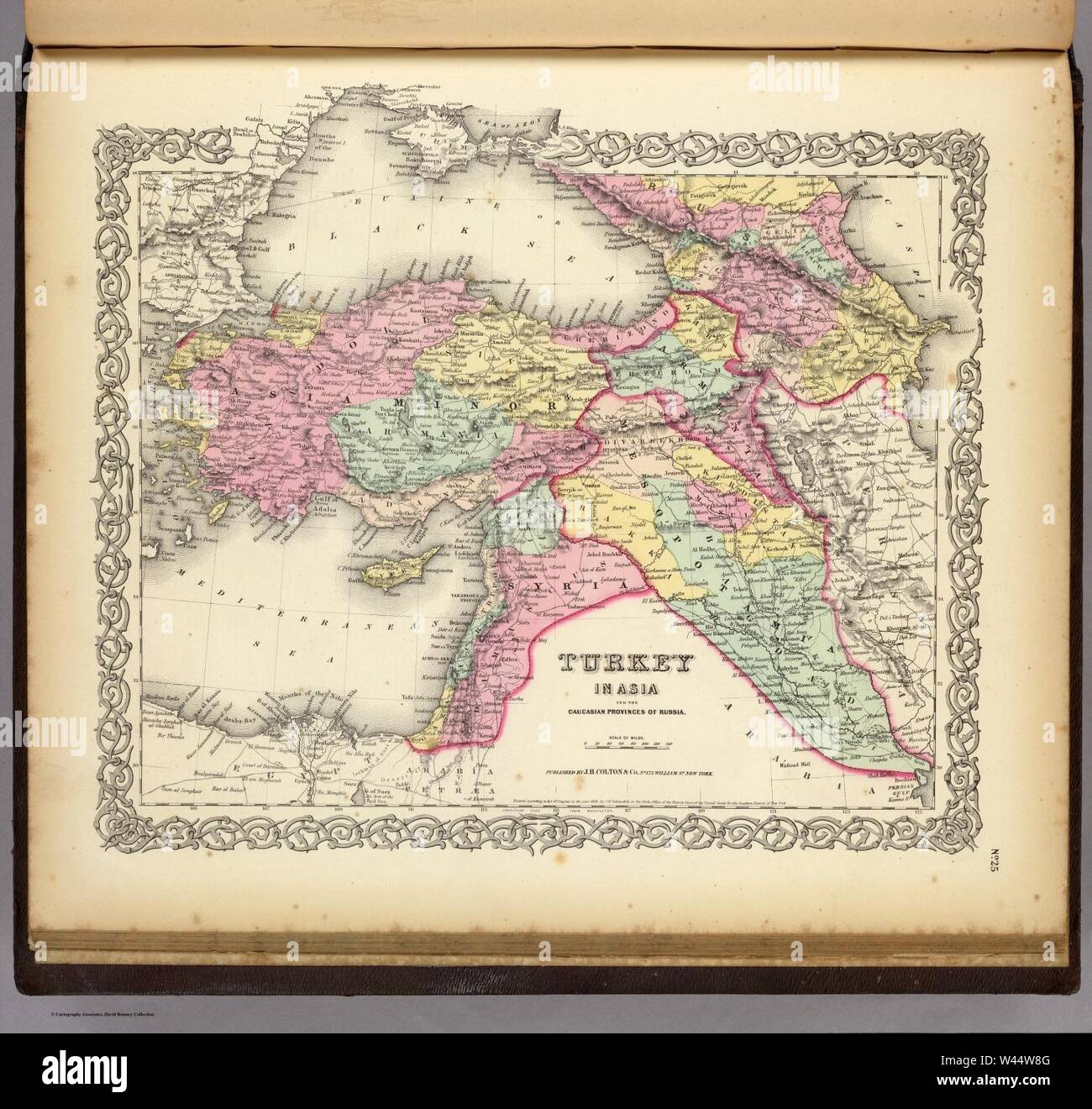 Colton, G.W. Turkey In Asia And The Caucasian Provinces Of Russia. 1856 ...
