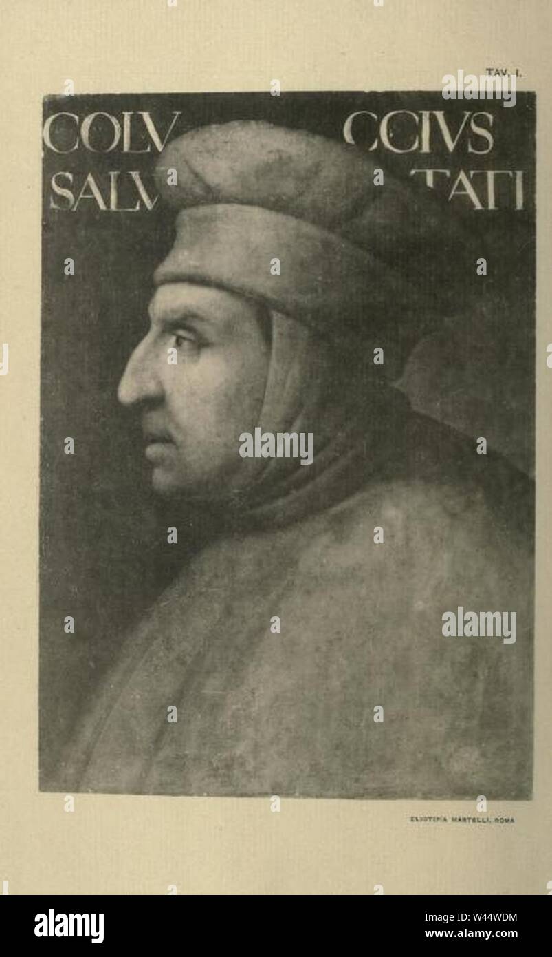 Coluccio Salutati - Allori Stock Photo - Alamy