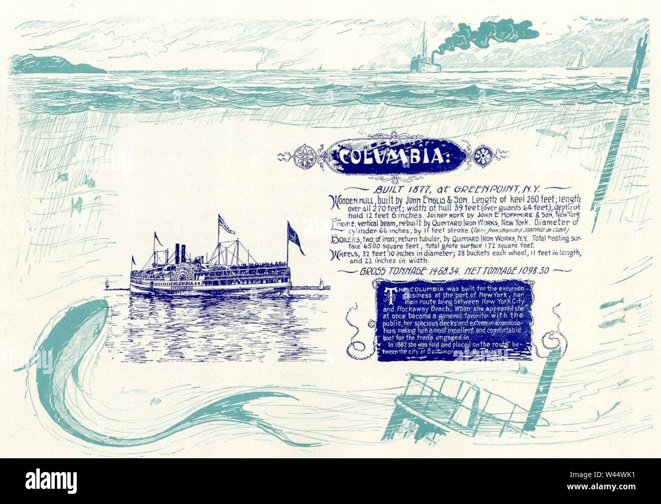 Steamship columbia hi-res stock photography and images - Alamy