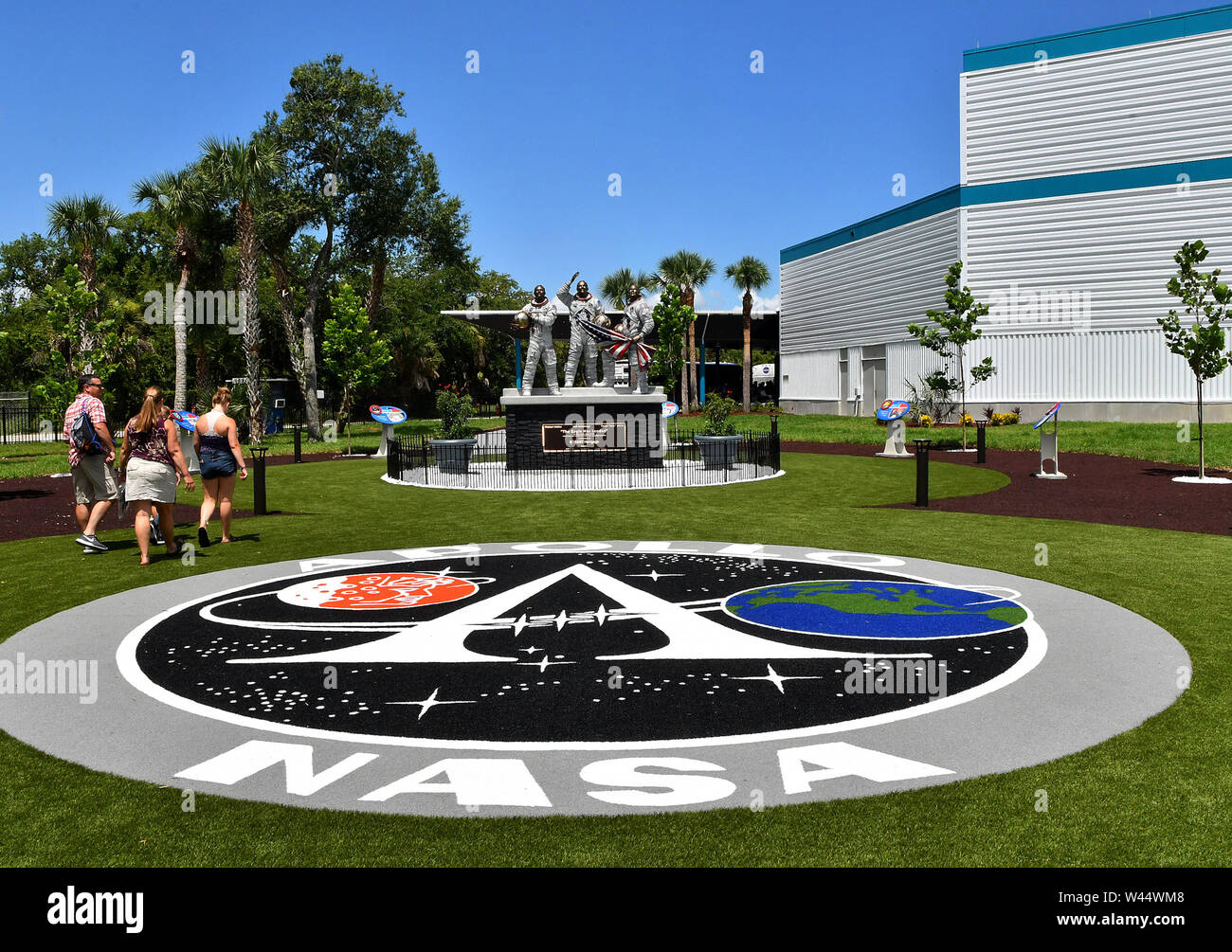 July 19, 2019 - Kennedy Space Center, Florida, United States - People ...