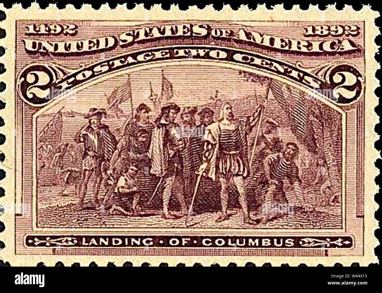 Columbian231 1893 Issue-2c Stock Photo - Alamy