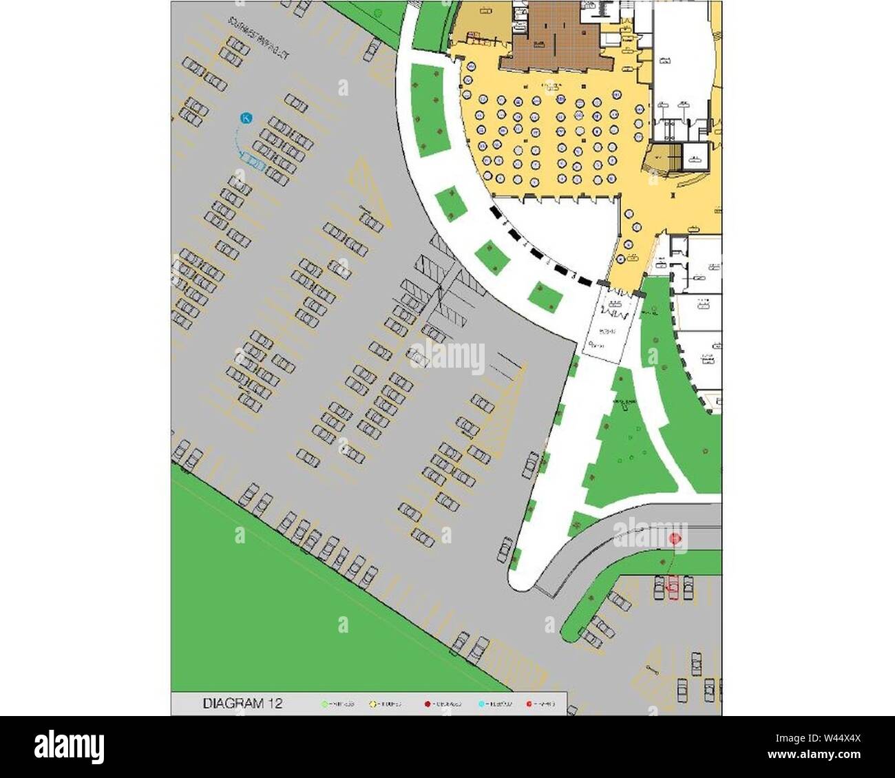 Columbine fbi diagram 0012 Stock Photo - Alamy