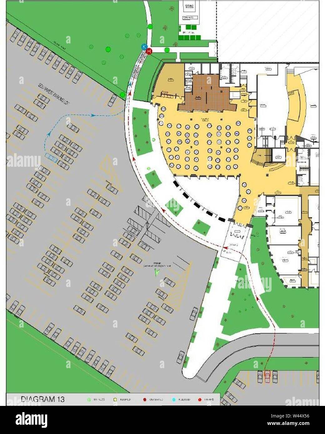 Columbine fbi diagram 0013 Stock Photo - Alamy