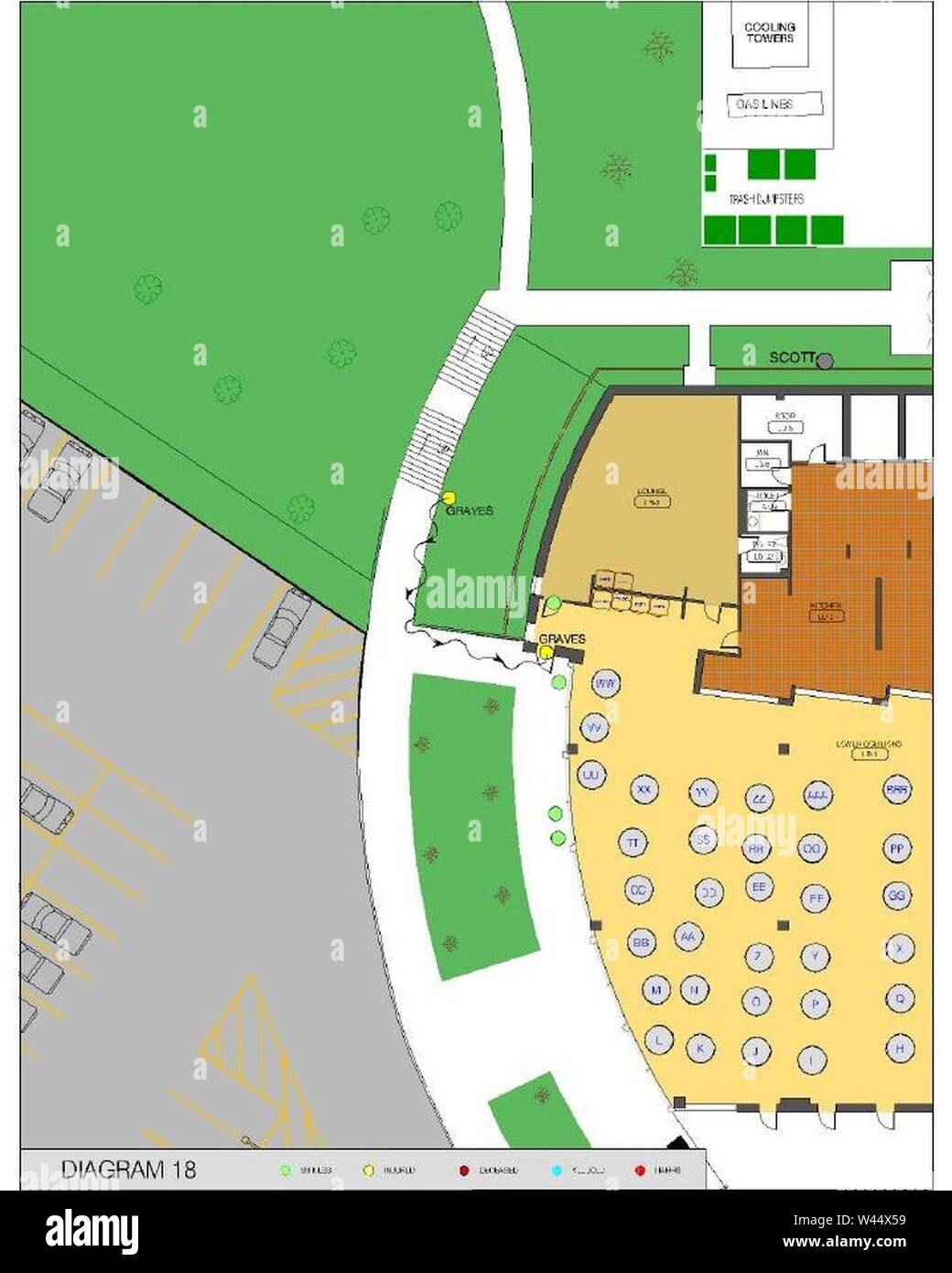 Columbine fbi diagram 0018a Stock Photo - Alamy