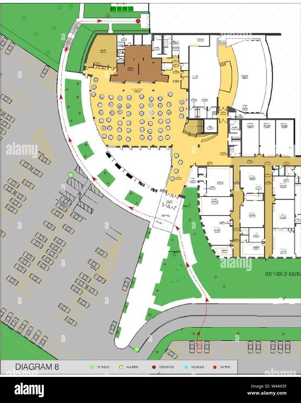 Columbine fbi diagram 0008 Stock Photo - Alamy