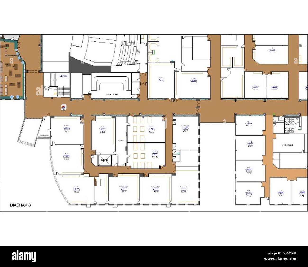 Columbine fbi diagram 0006 Stock Photo - Alamy