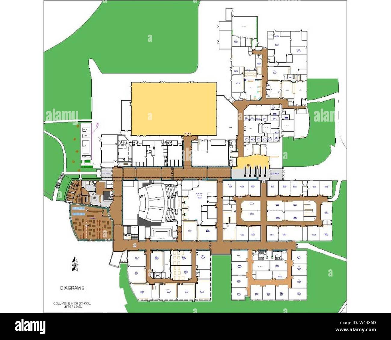 Columbine fbi diagram 0002 Stock Photo - Alamy
