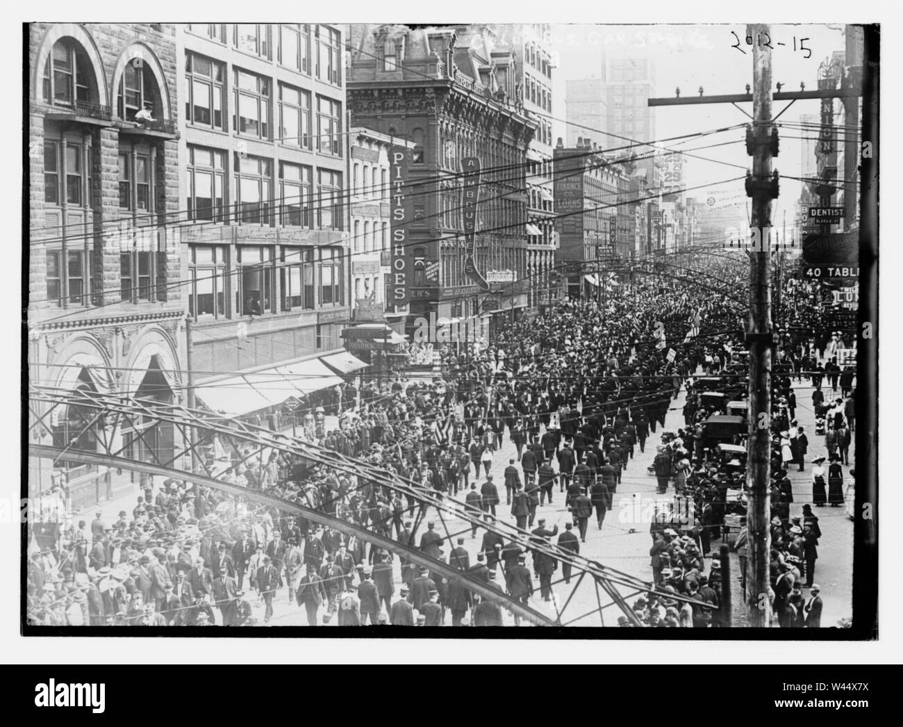 Columbus Car strike Stock Photo - Alamy