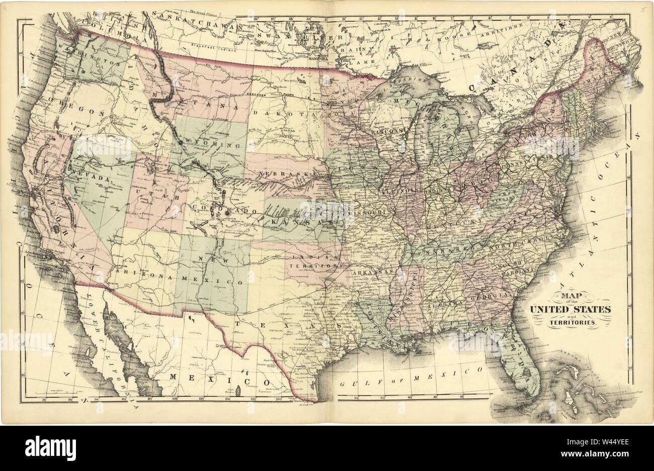 Combination atlas map of Mercer County, New Jersey Stock Photo - Alamy