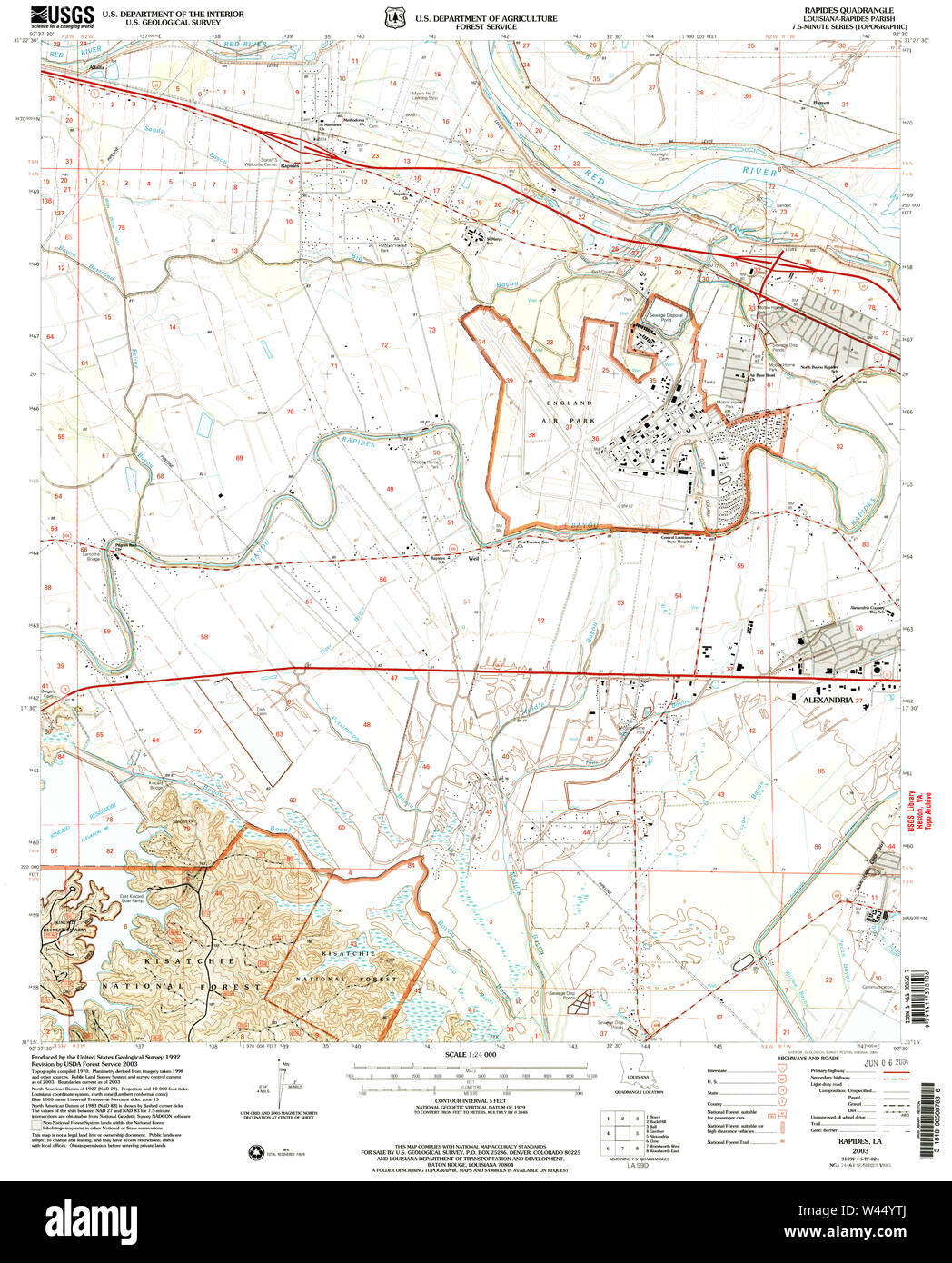 Map of rapides hi-res stock photography and images - Alamy