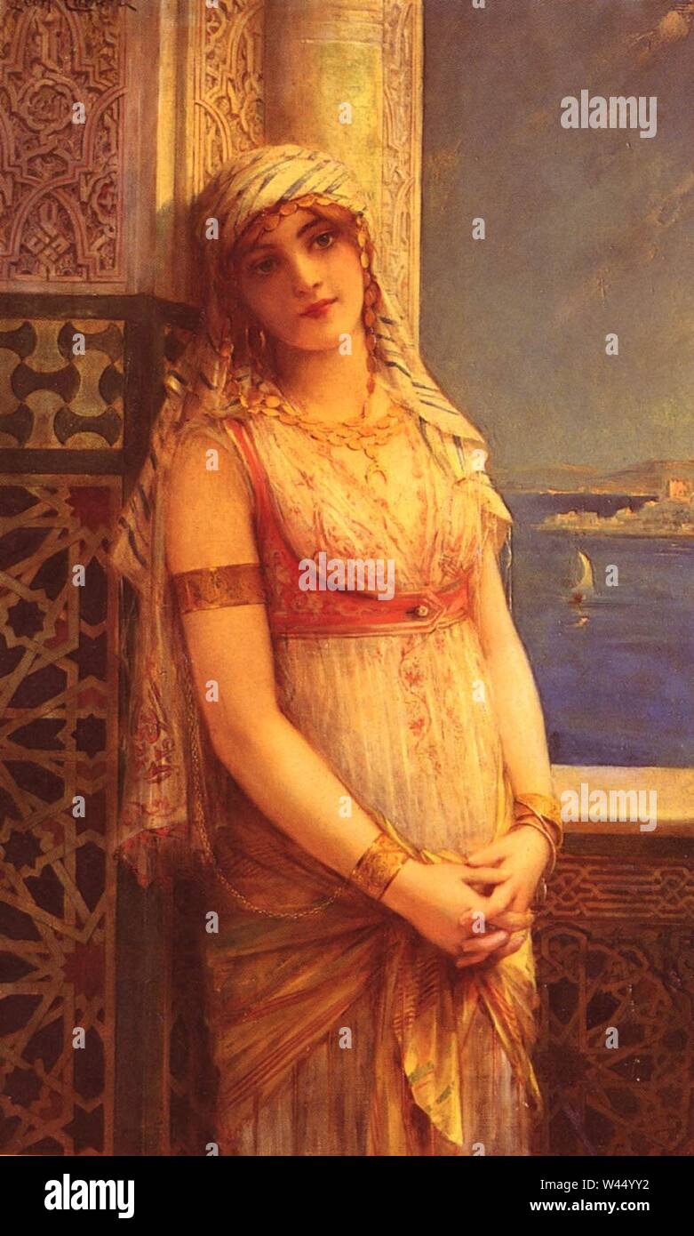 Comerre Leon Francois An Eastern Beauty Stock Photo - Alamy