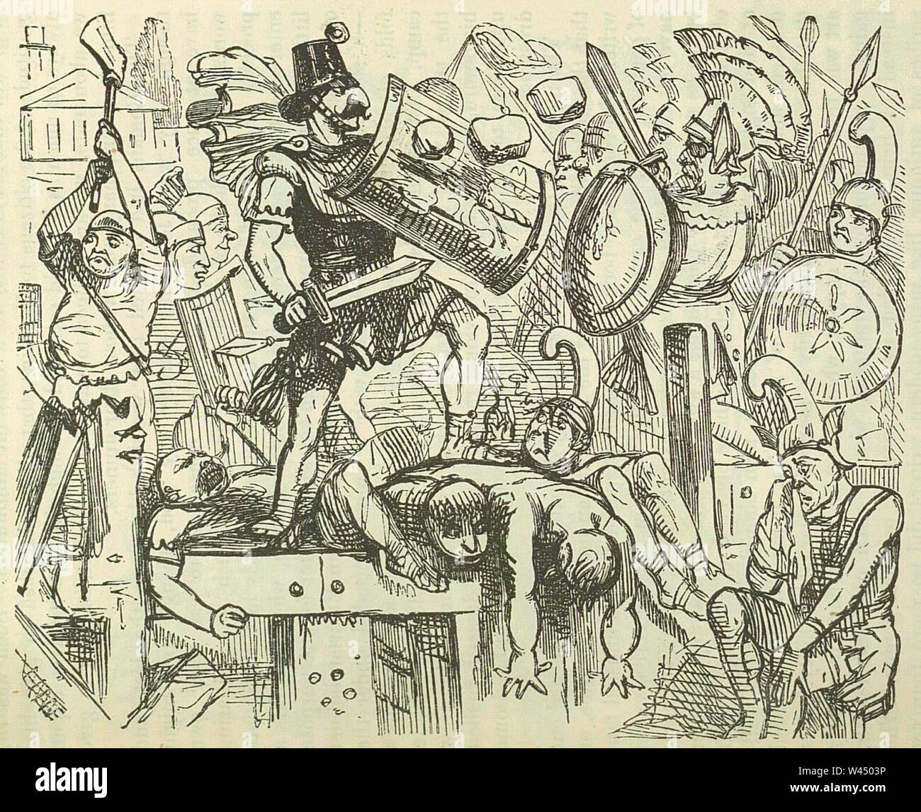 Horatius cocles defending the bridge hi-res stock photography and ...