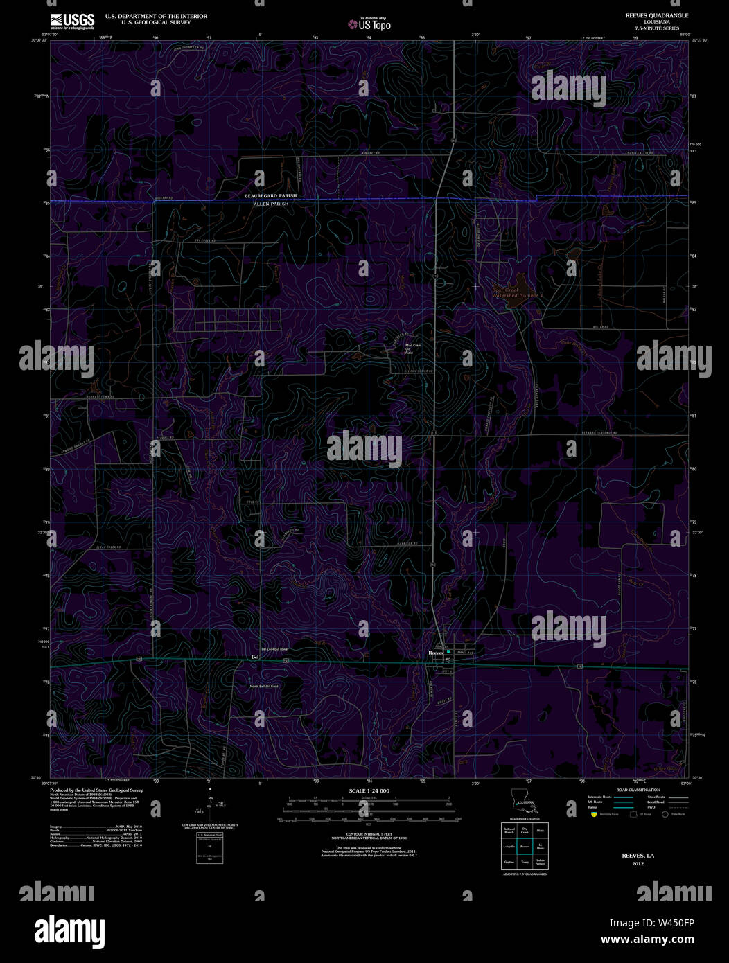 Map of reeves hi-res stock photography and images - Alamy