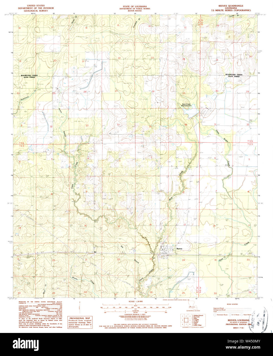 Map of reeves hi-res stock photography and images - Alamy