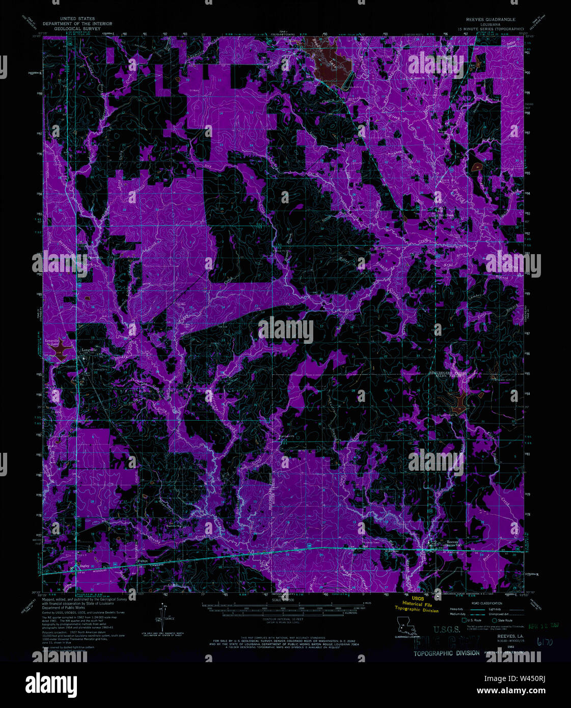 Map of reeves hi-res stock photography and images - Alamy