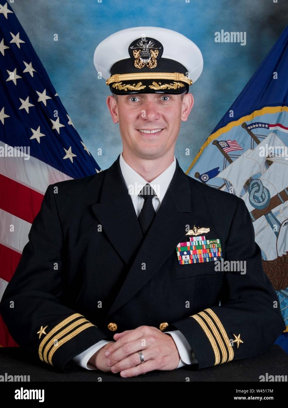 Commander Brandon J. Burkett Stock Photo - Alamy