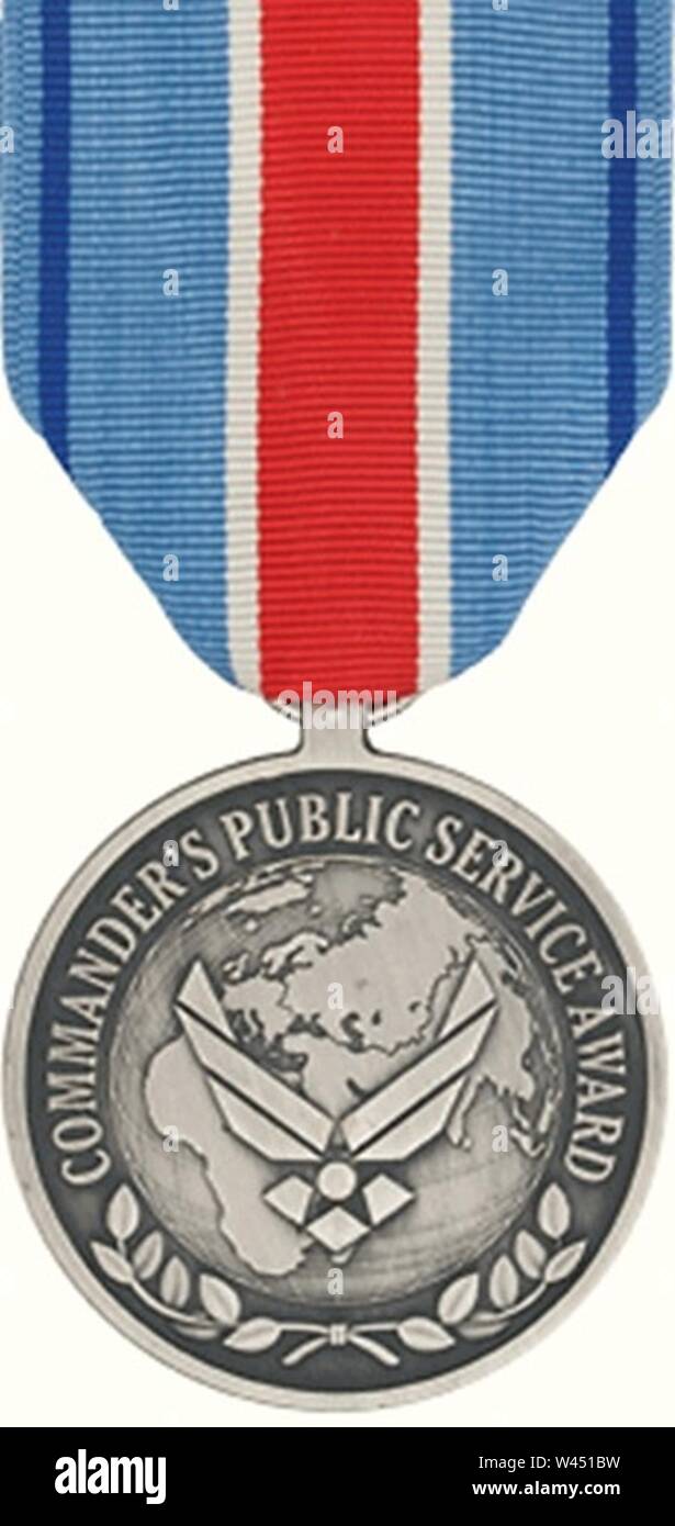 Commander's Public Service Award Stock Photo - Alamy