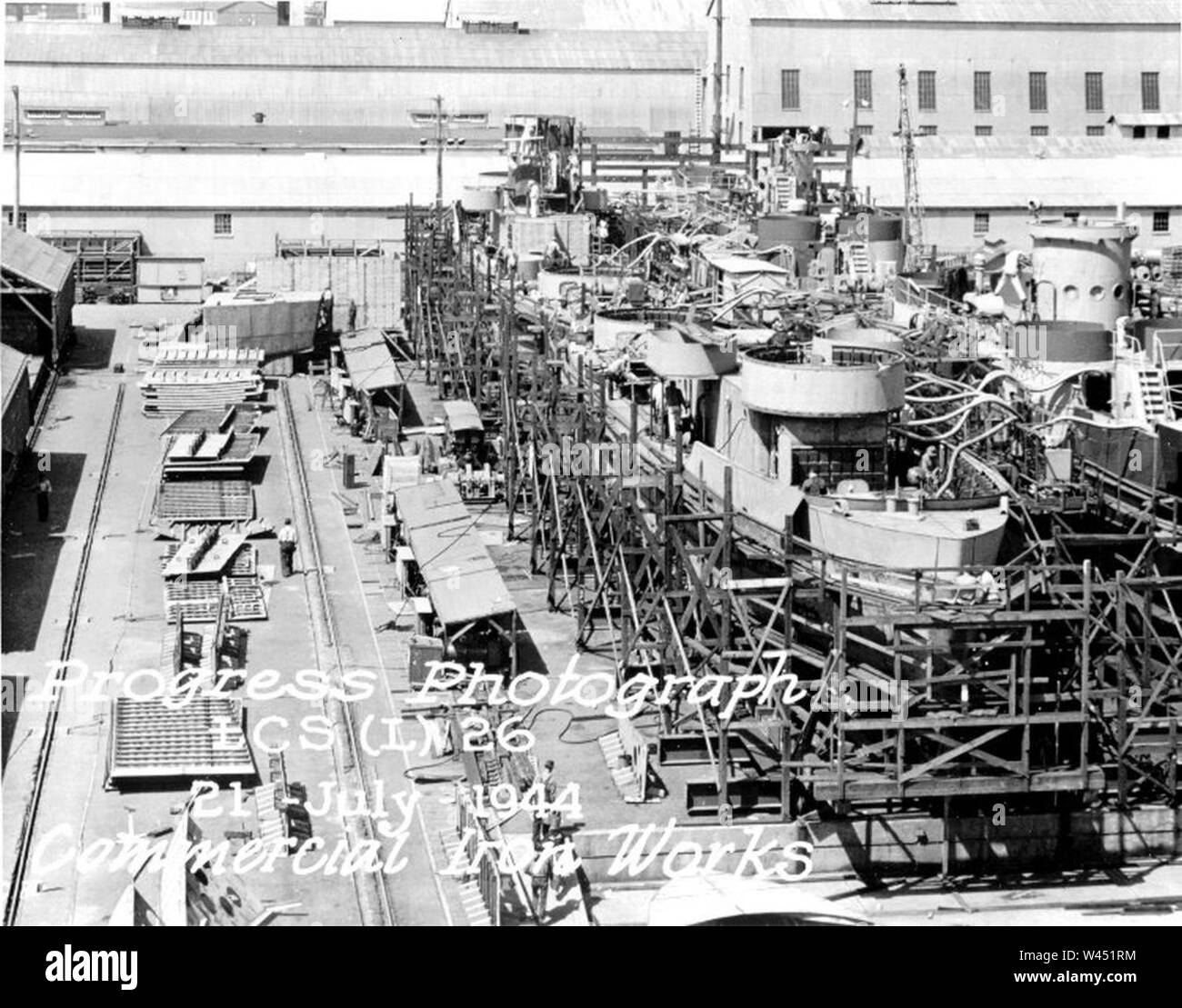 Commercial iron works Black and White Stock Photos & Images - Alamy