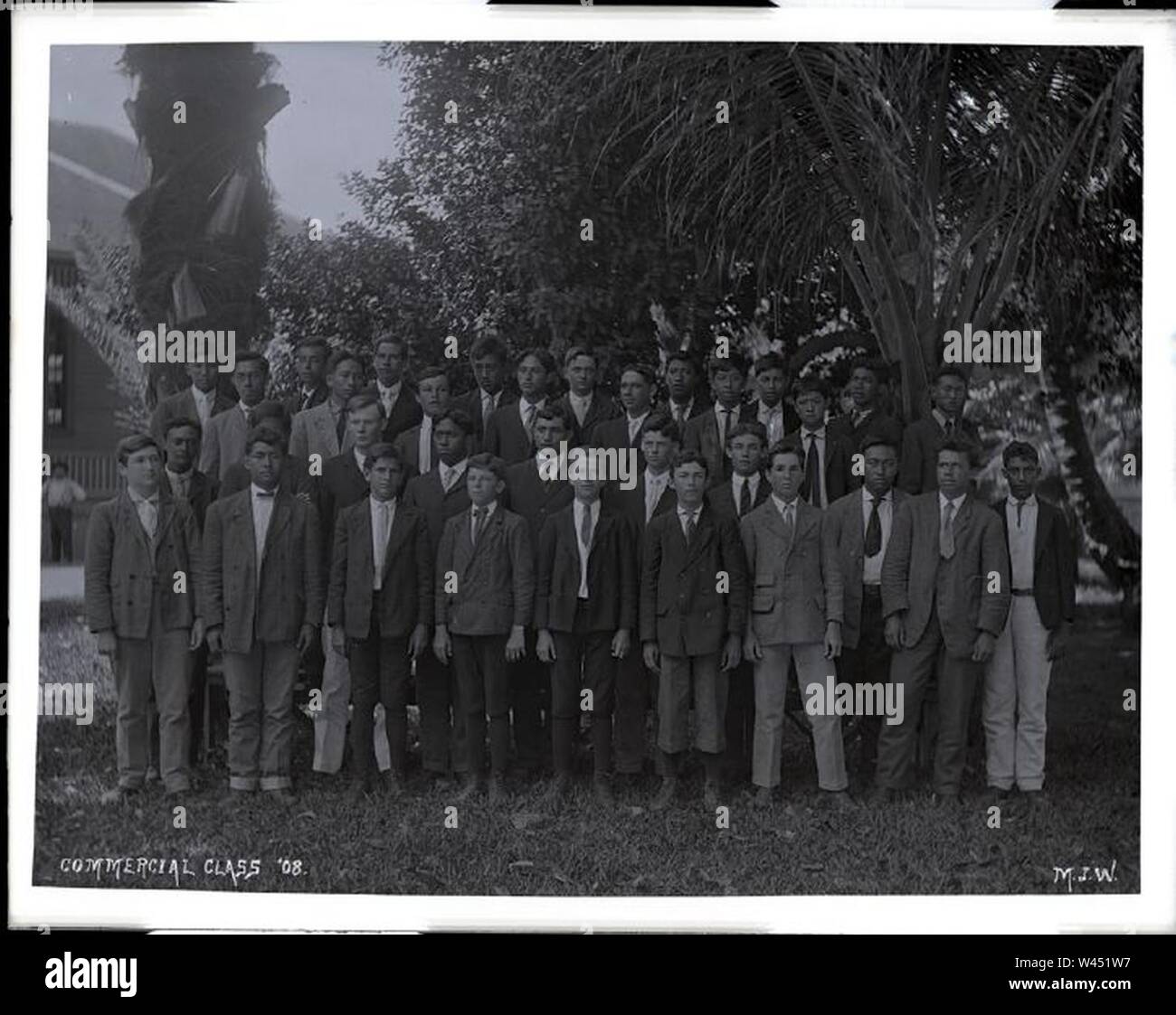 Commercial Class 1908 (a) Saint Louis College Stock Photo - Alamy