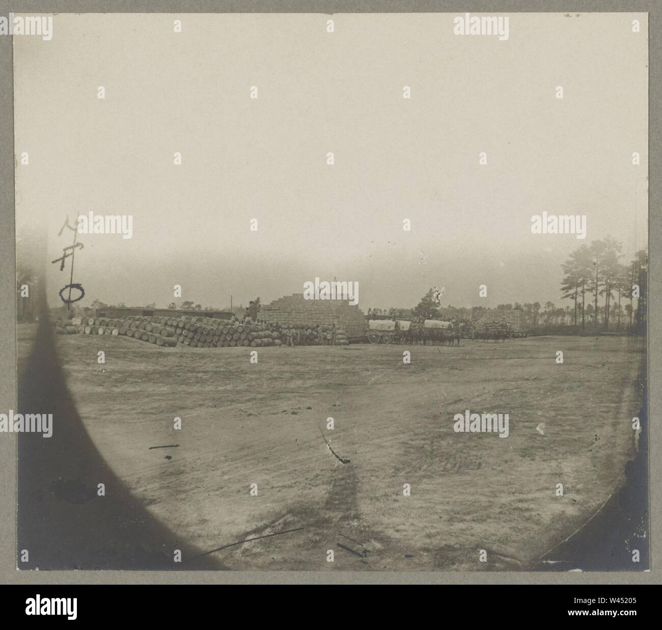 Commissary Depot, Cedar Level, Va., Aug. 1864 Stock Photo - Alamy