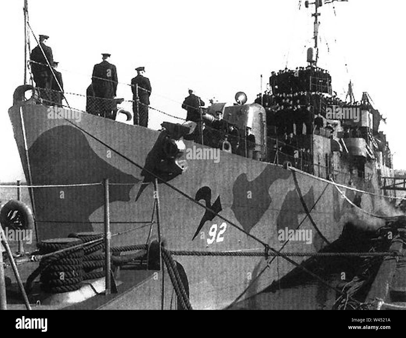 Commissioning of USS Register (APD-92) at the Charleston Naval Shipyard ...