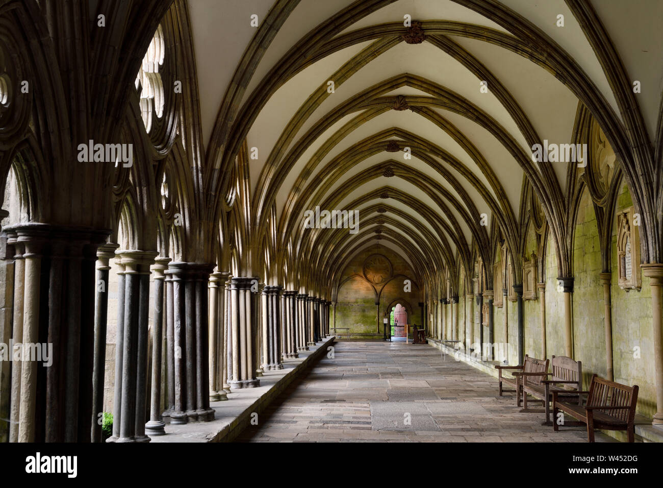 Gothic covered walkway hi-res stock photography and images - Alamy