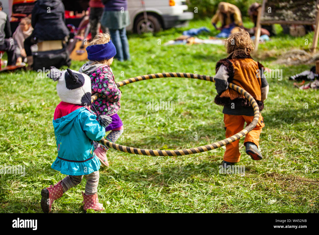 Happy Children Playing Native American High Resolution Stock ...