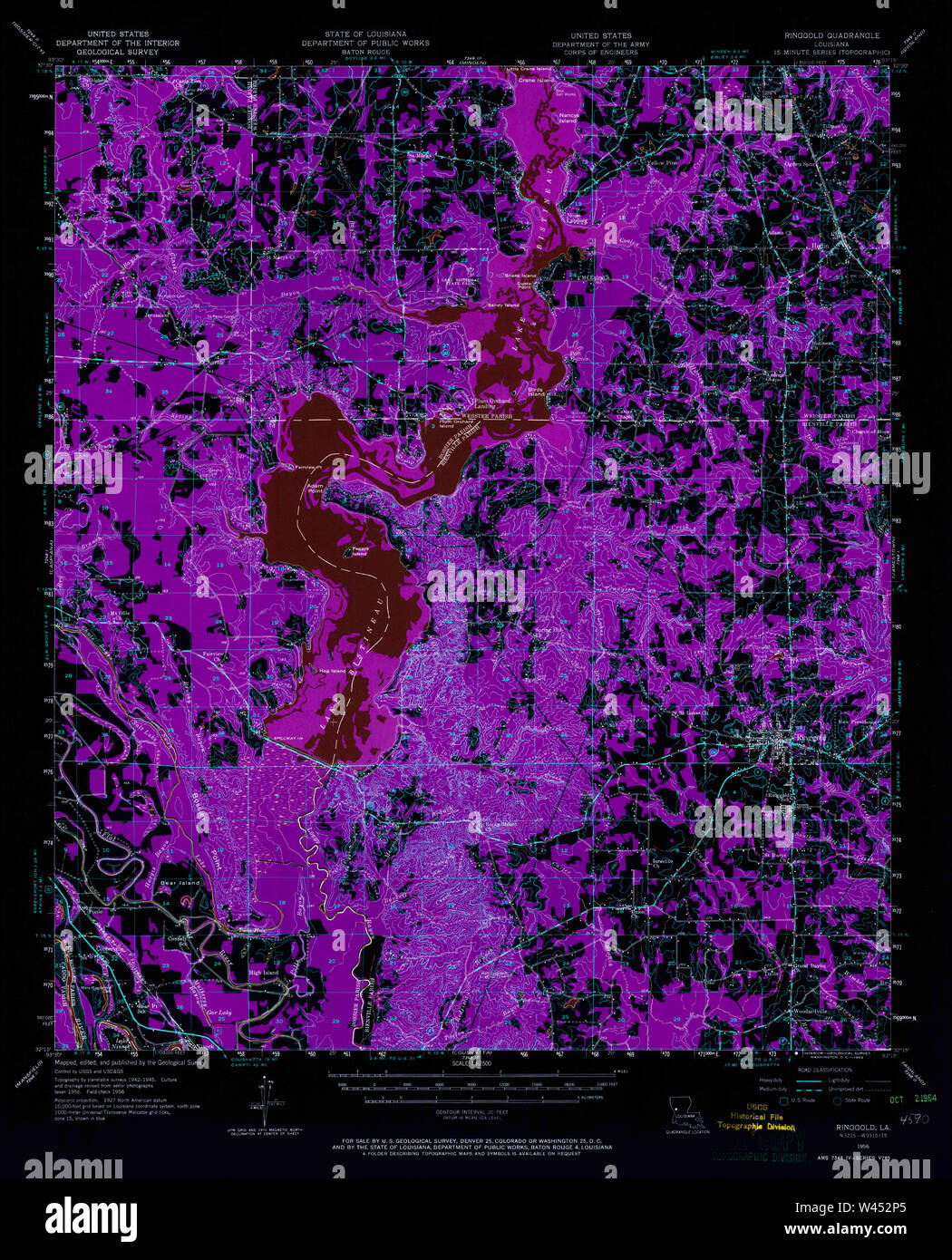 Map of ringgold hi-res stock photography and images - Alamy