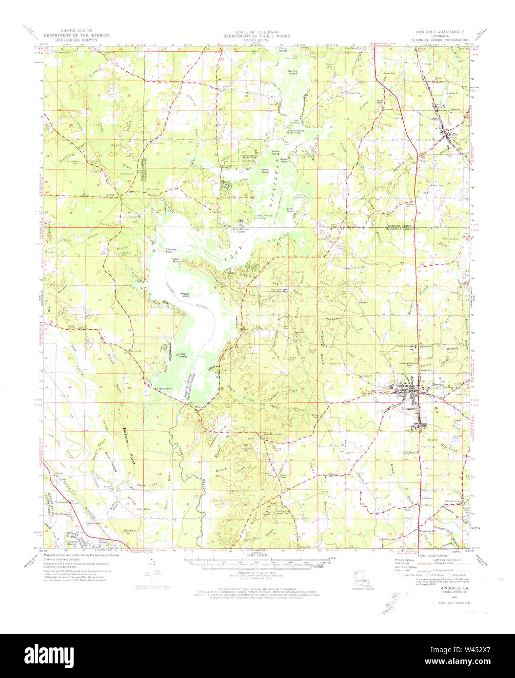 Map of ringgold hi-res stock photography and images - Alamy