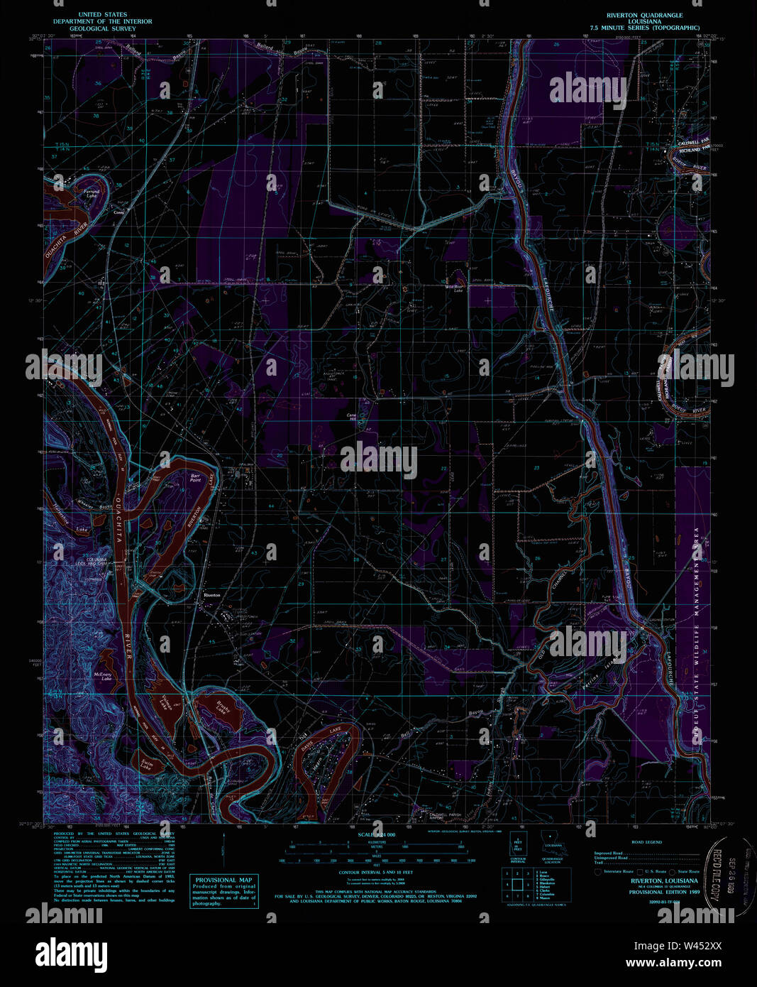 Map of riverton hi-res stock photography and images - Alamy