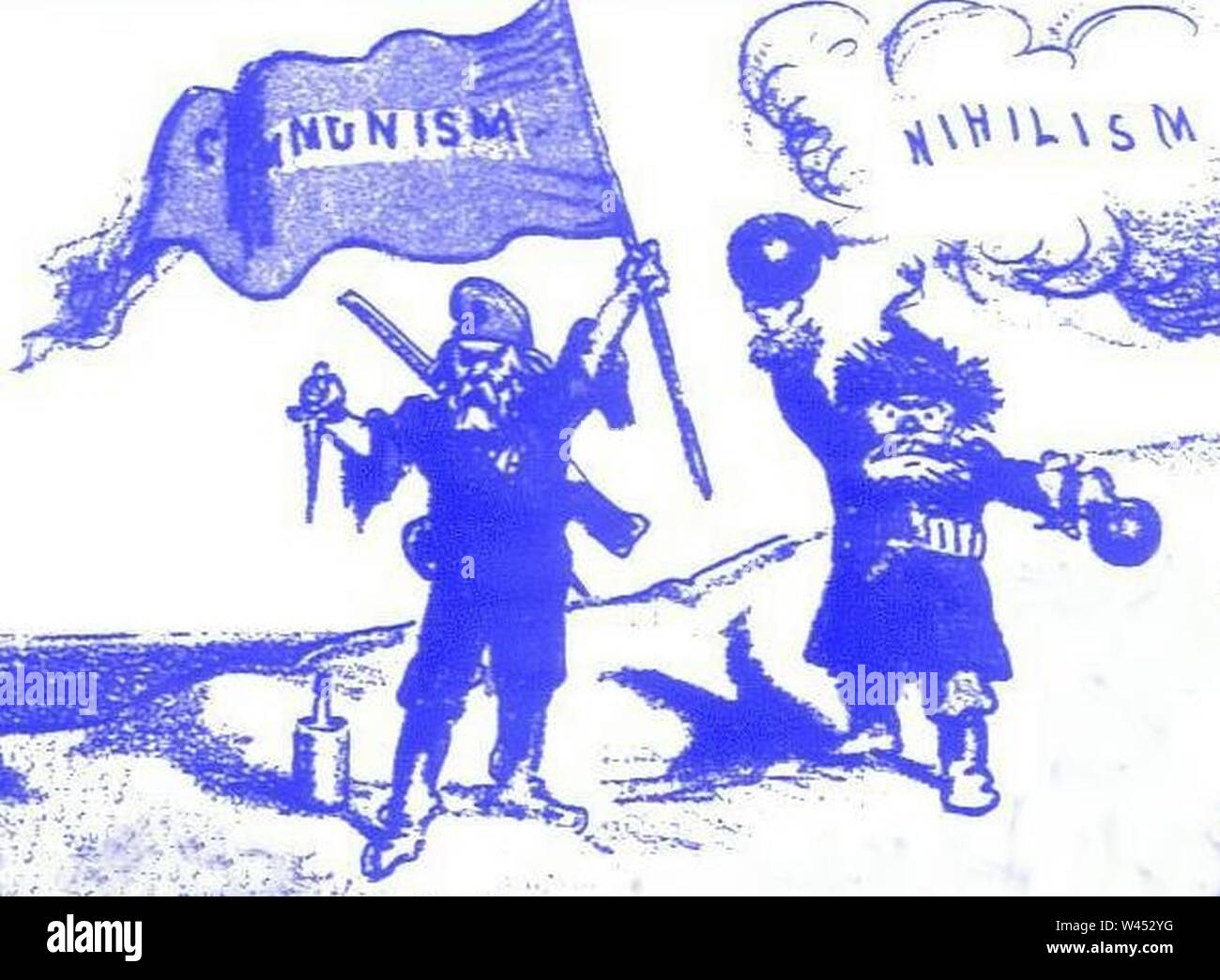 Communist+Nihilist- Puck 1881 Stock Photo - Alamy