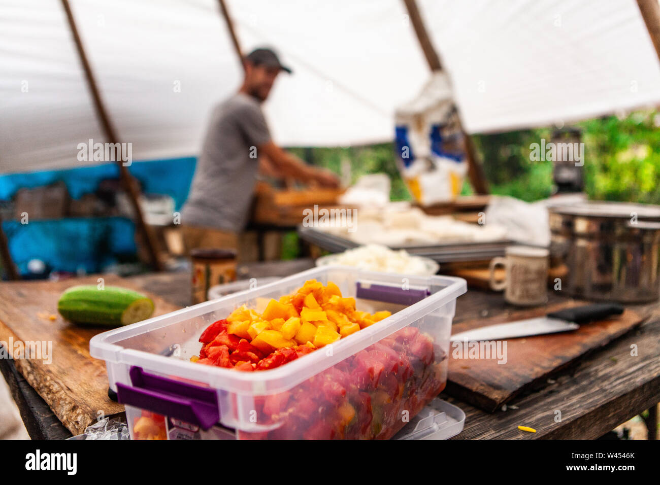 Traditional native american food gathering hi-res stock photography and ...