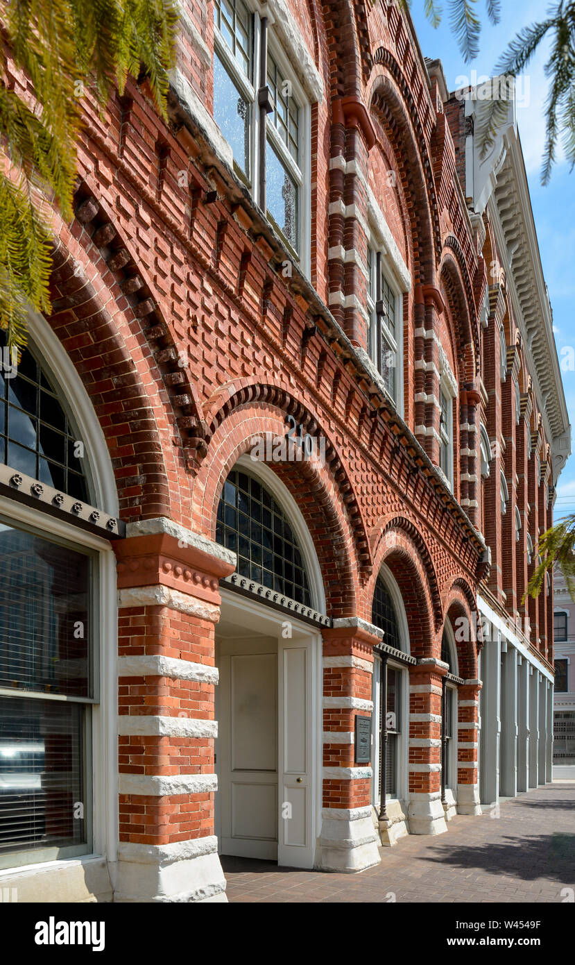 A beautifully restored textured brick building built in the 1880s with ...