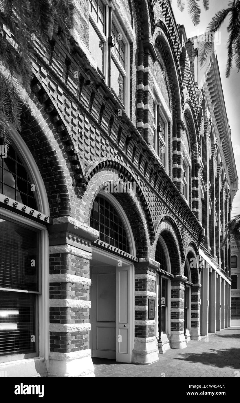 A beautifully restored textured brick building built in the 1880s with ...