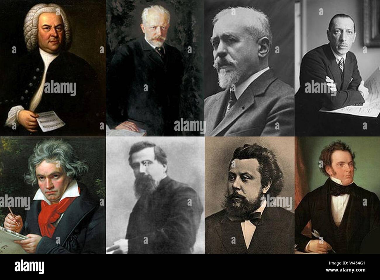 Historic composers hi-res stock photography and images - Alamy