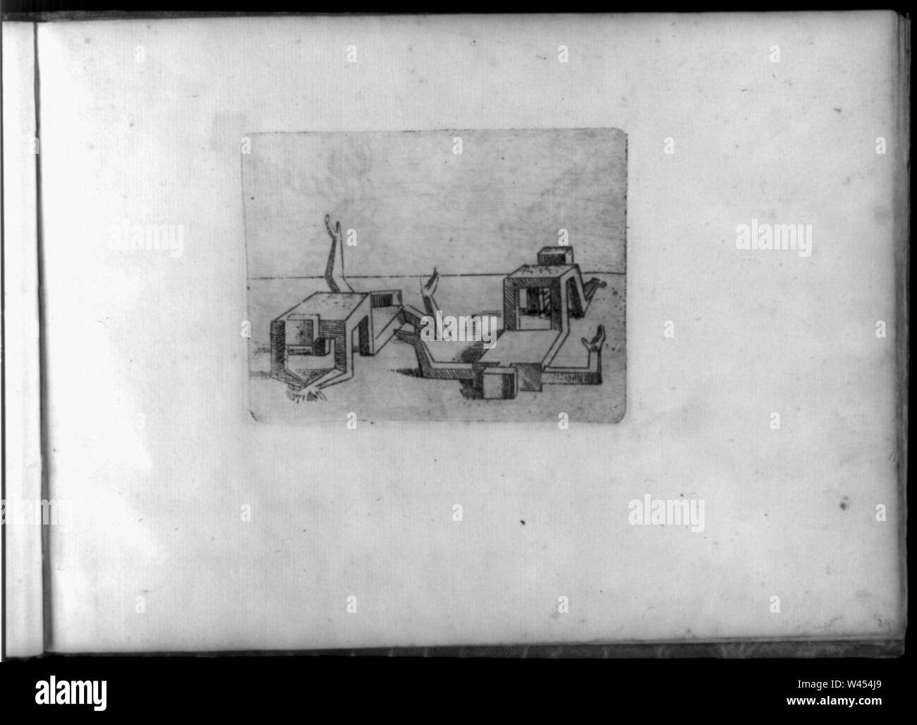 Cubist figures Black and White Stock Photos & Images - Alamy