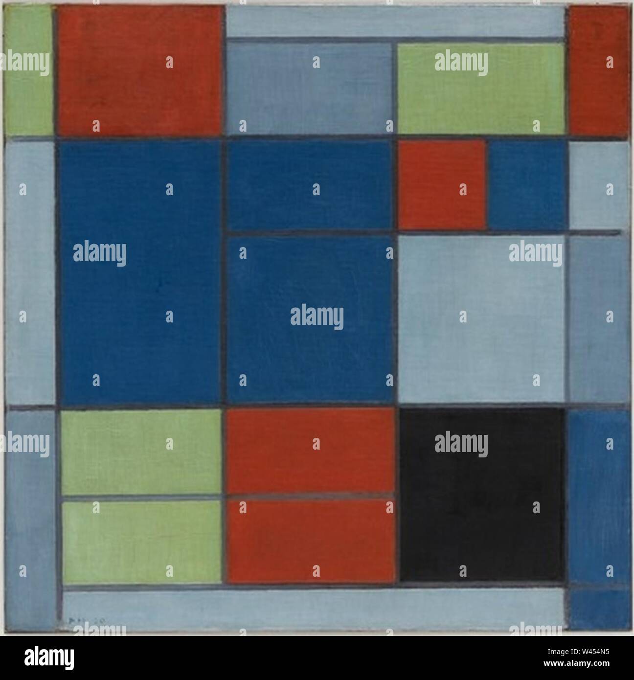 Mondrian composition c hi-res stock photography and images - Alamy