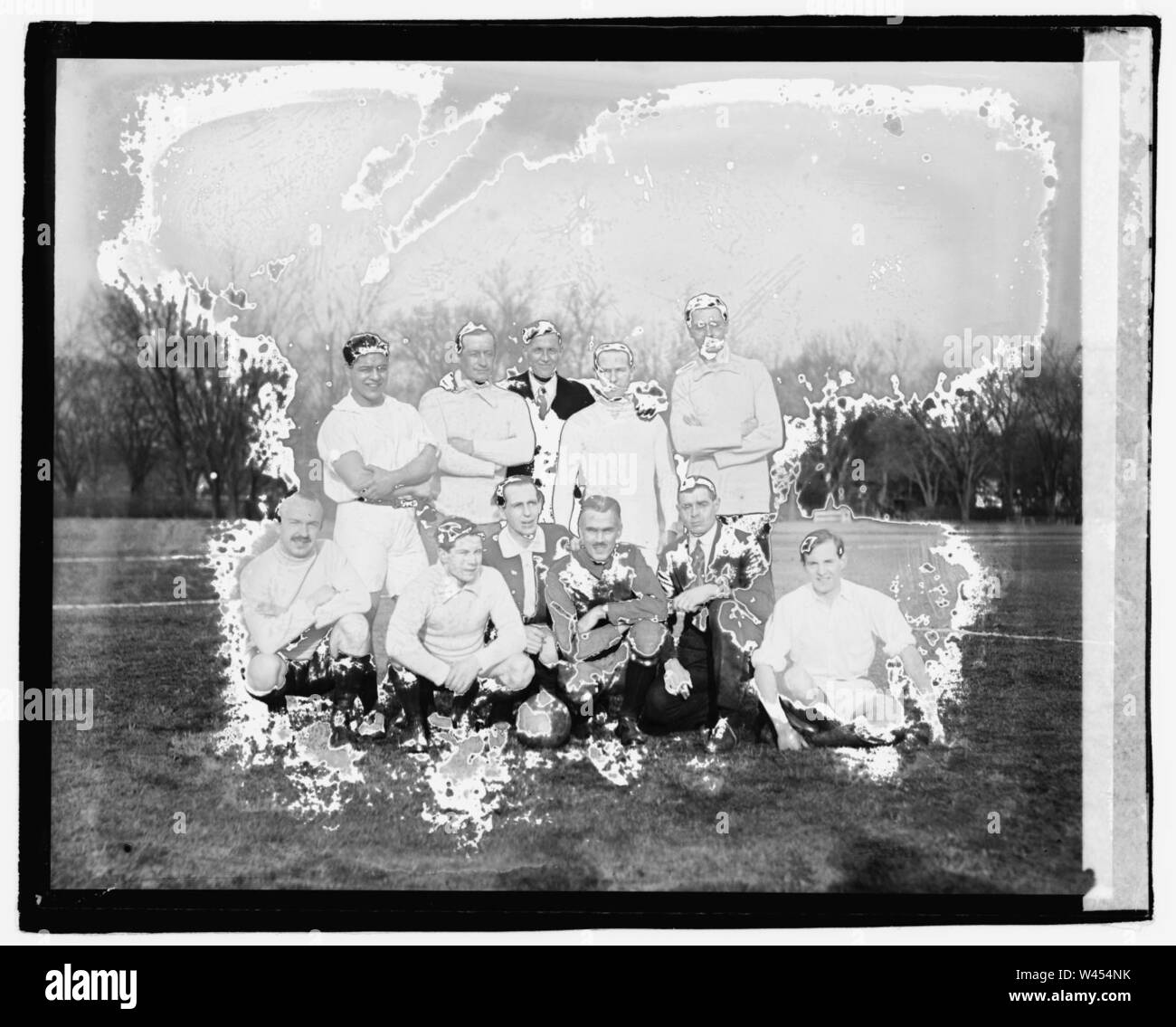 Vintage soccer photo Black and White Stock Photos & Images - Alamy