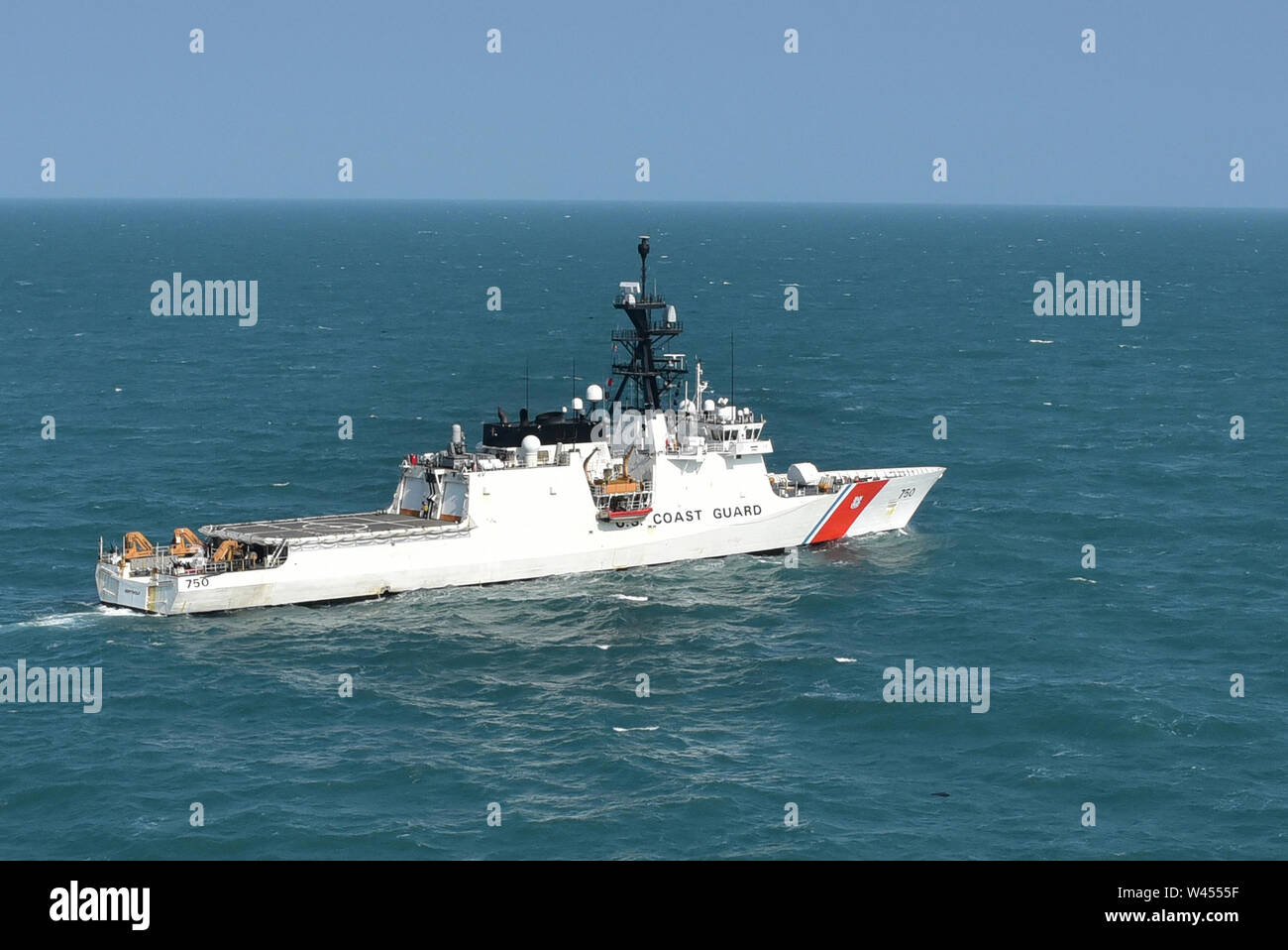 EAST CHINA SEA--The U.S. Coast Guard Cutter Bertholf (WMSL 750) cruises ...