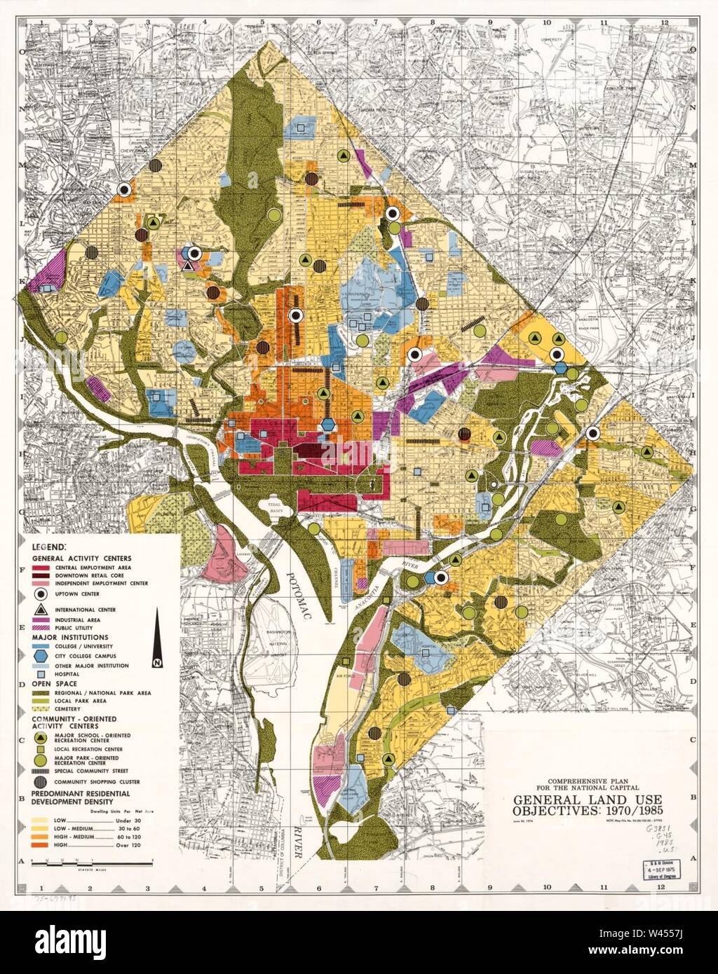 Comprehensive plan for the National Capital, general land use ...
