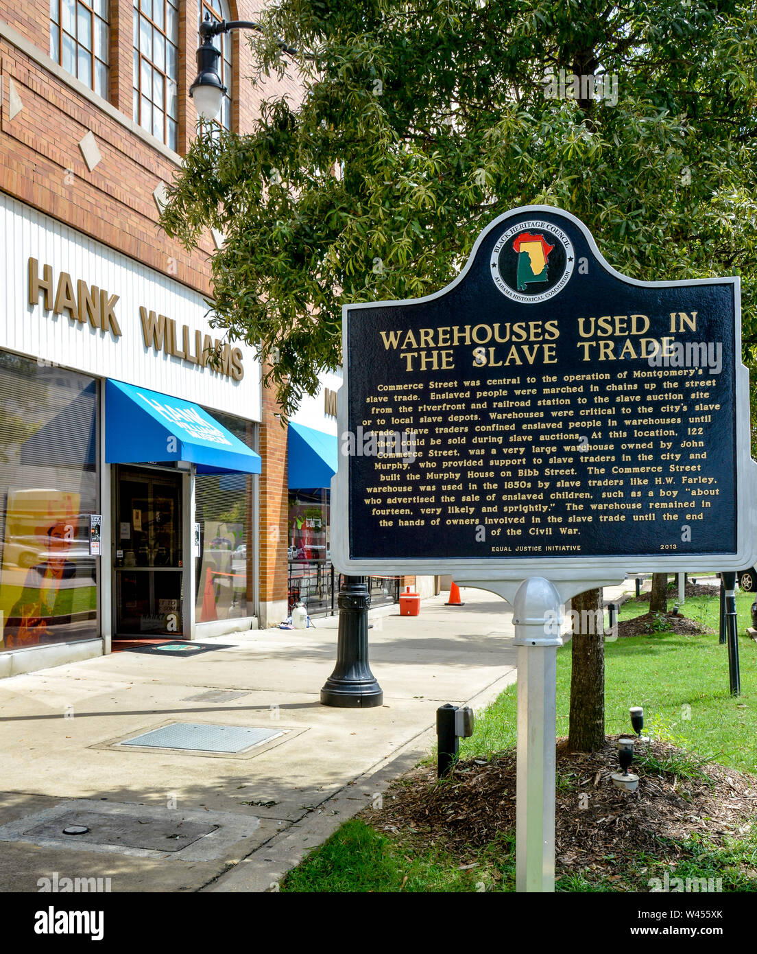 The Storefront location and entrance to Hank Williams museum is part of ...