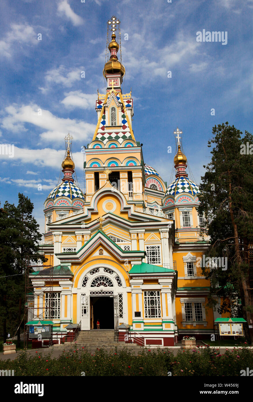 The Ascension Cathedral in Almaty in Kazakhstan Stock Photo - Alamy