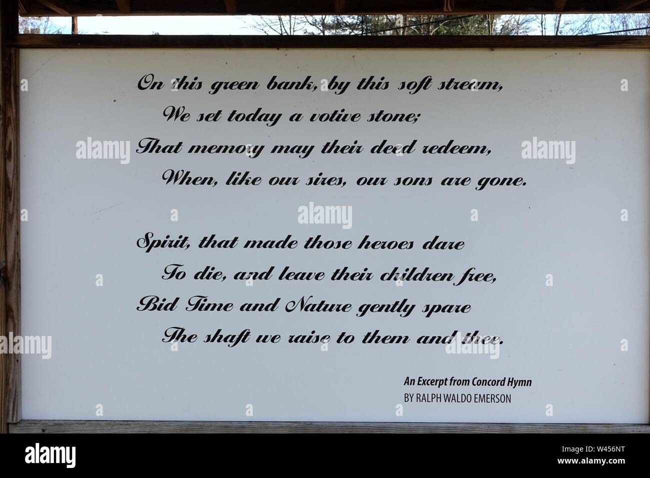 Concord Hymn extract by Ralph Waldo Emerson - Johnny Ro Veterans ...