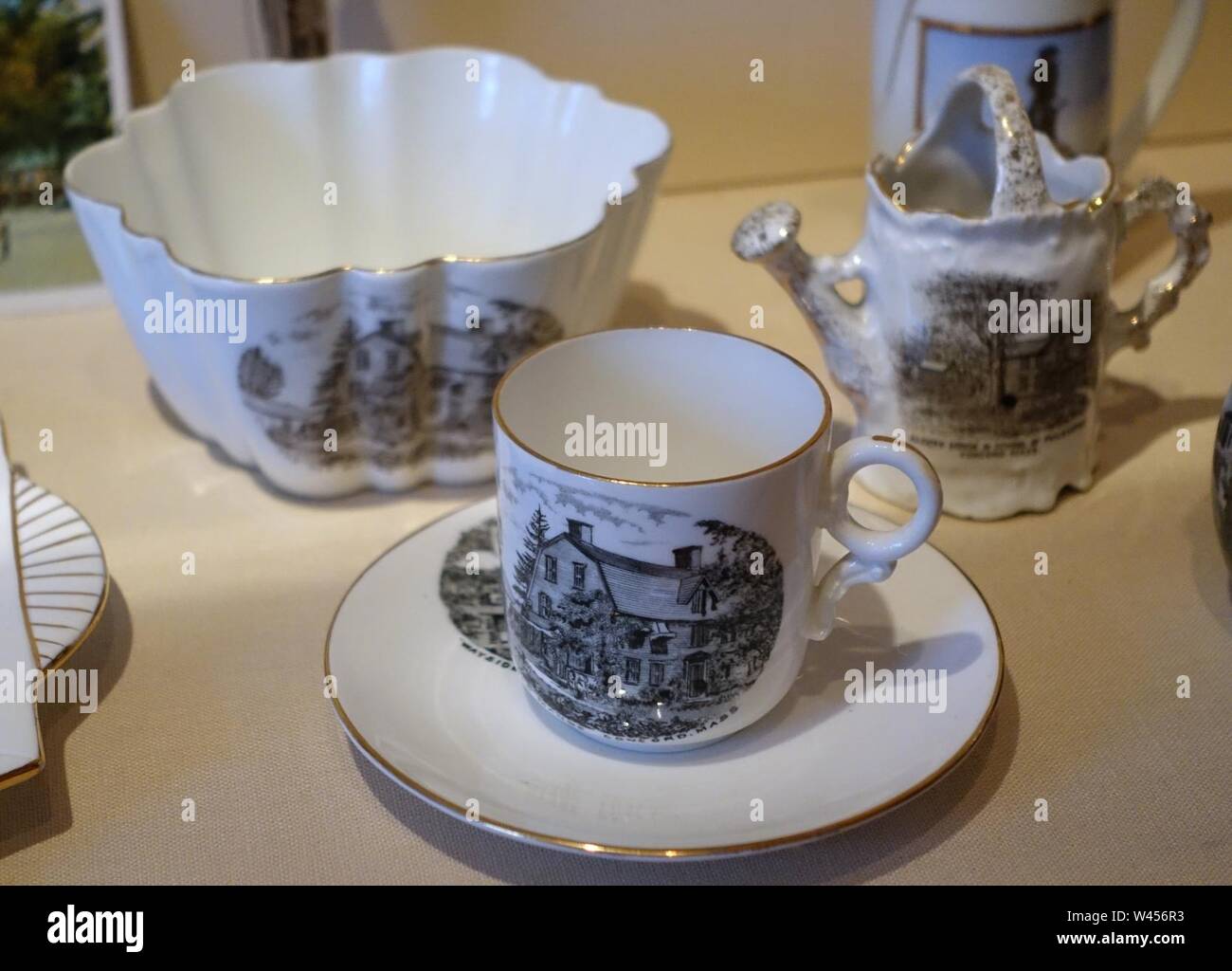 Concord Souvenir China, England or Germany, 1900-1910, glazed ceramic ...