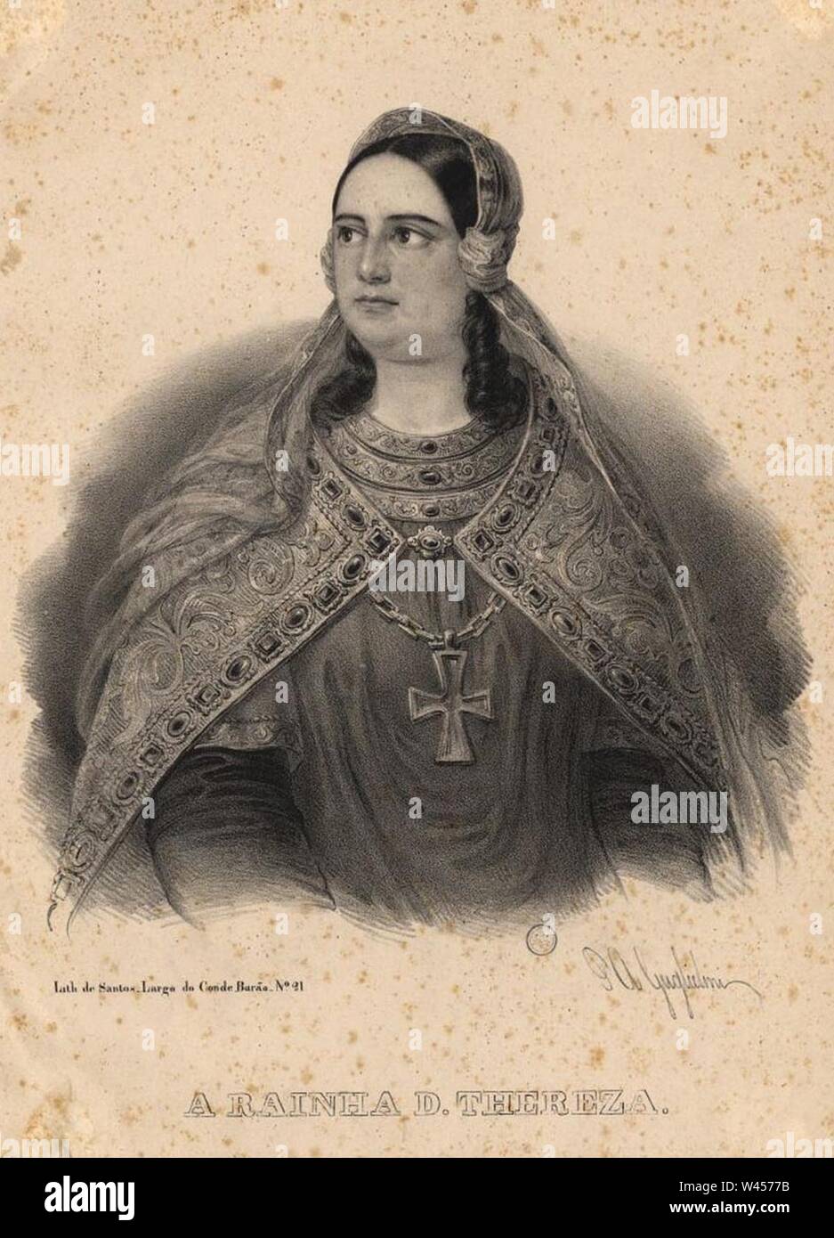 Condessa de Portugal D. Teresa Stock Photo - Alamy