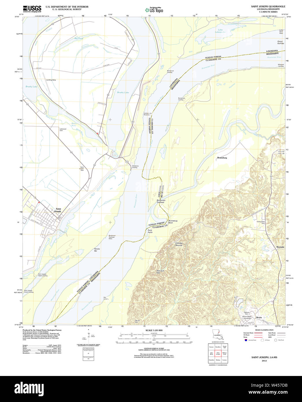 Saint joseph map hi-res stock photography and images - Alamy