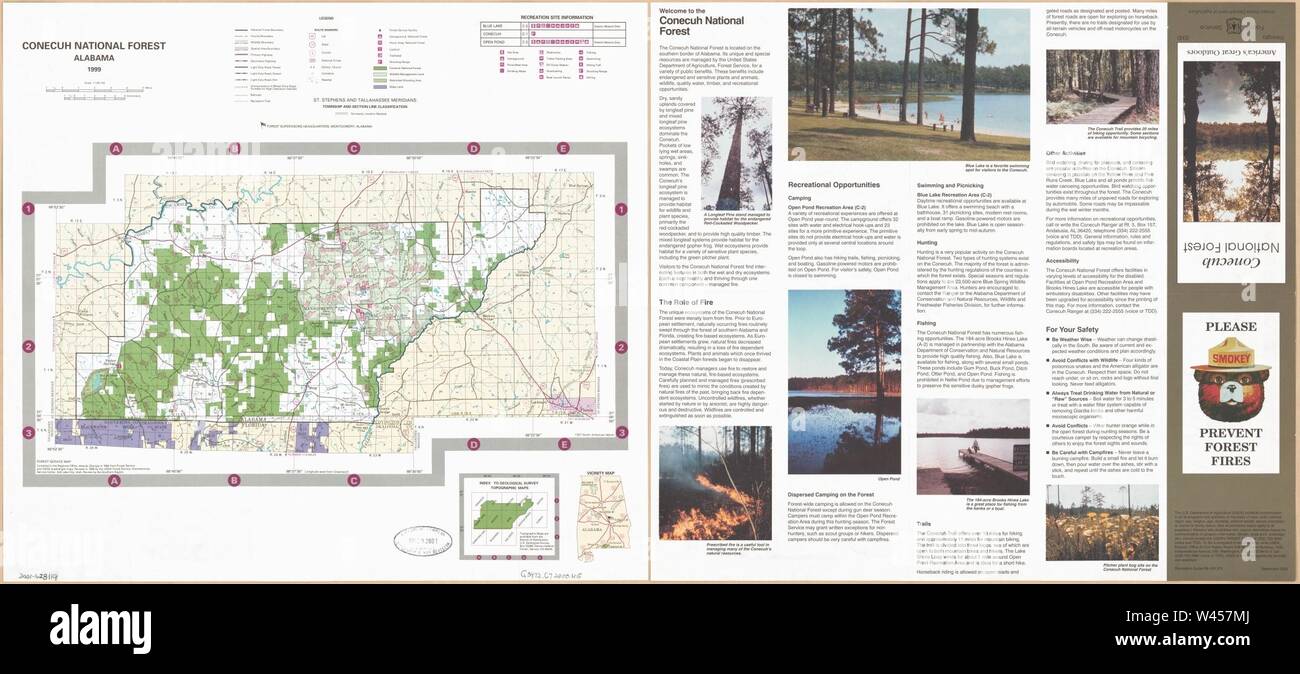 Conecuh National Forest, Alabama - 1999 Stock Photo - Alamy