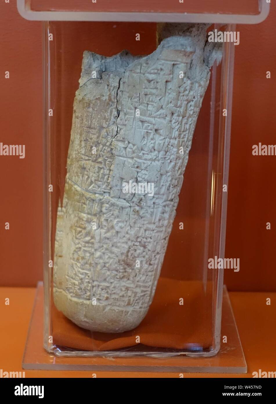 Cone with cuneiform, Isin-Larsa, Mesopotamia, 1849-1843 BC, clay, view ...