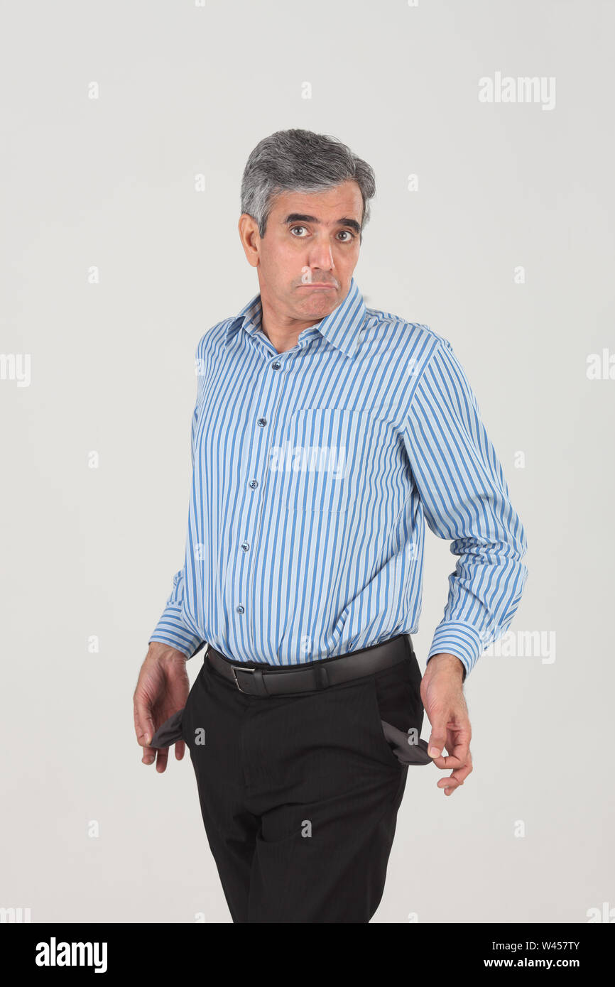 Man pulling out trousers pockets hi-res stock photography and images ...